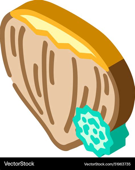 Tree Nuts Allergen Free Product Food Isometric Vector Image