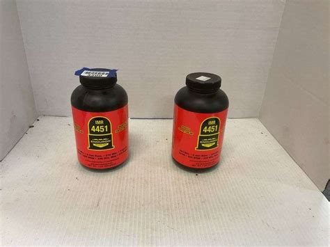 2 Bottles Imr 4451 Gunpowder Hurley Real Estate And Auctions