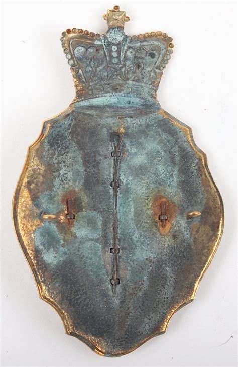 Coldstream Guards Waterloo Pattern Shako Plate For Sale