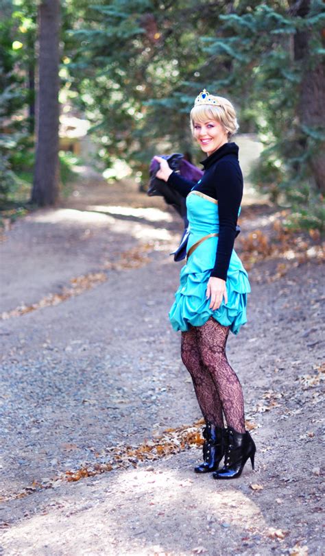 Frozen Diy Elsa Costume Before Look W Short Dress Love Maegan