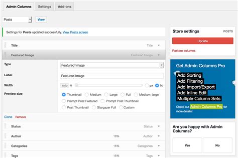Easily Add Remove And Rearrange Columns With The Admin Columns Plugin WP Tavern