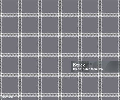 격자 무늬 직물 패턴 회색 흰색 검정색 직물 의류 치마 바지 또는 장식용 직물을 디자인하기 위한 이음매 없는 패턴 벡터 일러스트