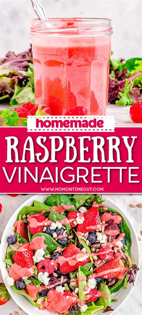 The Best Raspberry Vinaigrette Quick And Easy Mom On Timeout