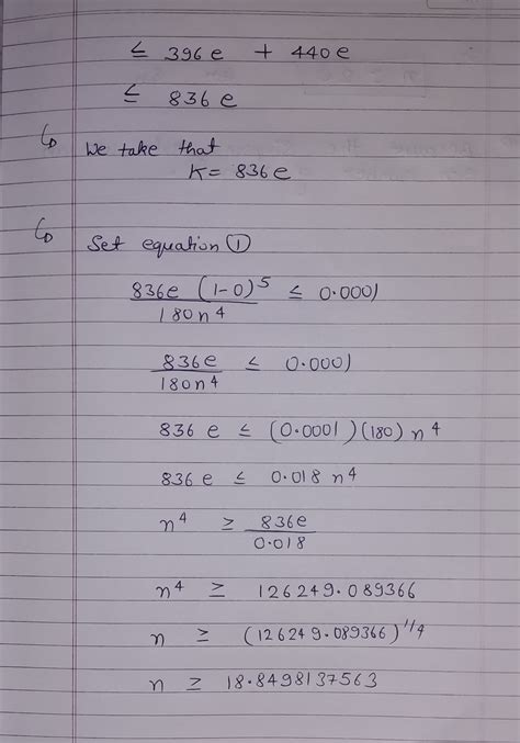 Solved How Large Should N Be To Guarantee That The Simpson S Rule Course Hero