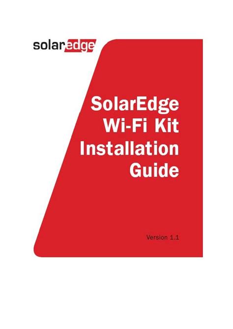 Pdf Wi Fi Kit Installation Guide Man 01 00161 1 · Chapter 2 Installing The Antenna And The