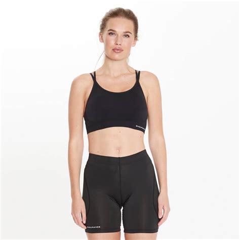 Endurance Megan Seamless Melange Medium Support Sports Bra
