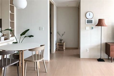 차분한 가을 감성이 느껴지는 3개월차 신혼부부의 집 식당 디자인 홈 인테리어 디자인 집