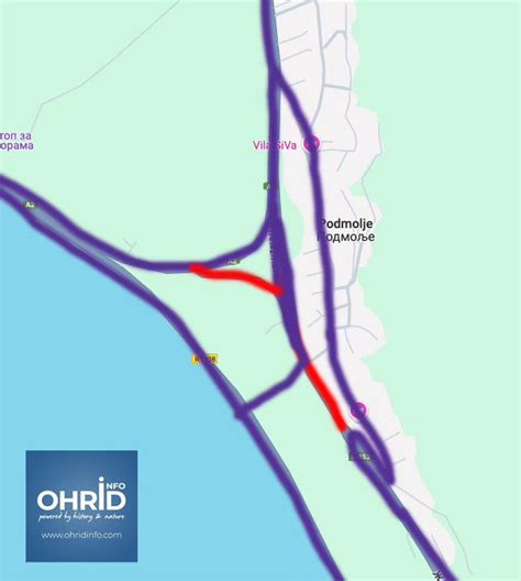 Ohrid Почитувани од извори на терен патниот правец Охрид Струга или Охрид Кичево е