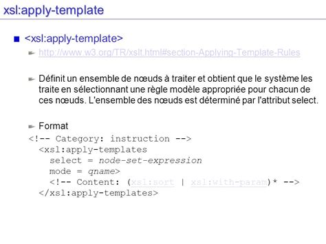 Xsl Apply Template