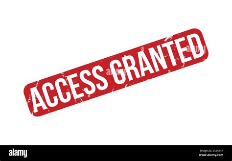 Access Granted Rubber Stamp Seal Vector Stock Vector Image And Art Alamy