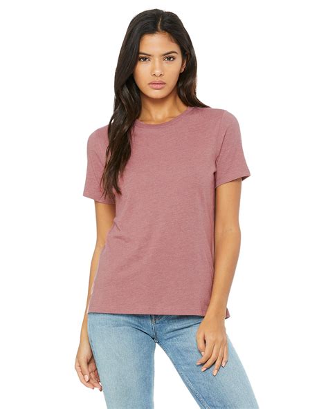 Bella Canvas B6400 Ladies Relaxed Jersey Short Sleeve T Shirt