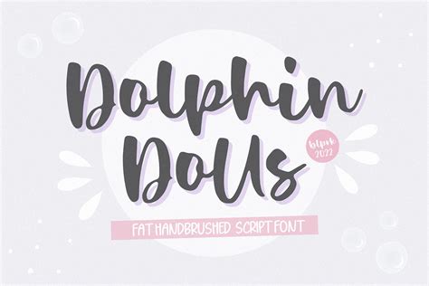 Dolphin Dolls Free Font Hey Fonts