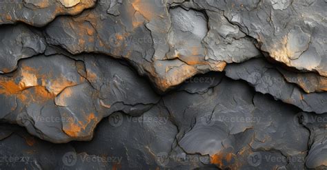 Texture Of Lava Dripping And Clinging To A Smooth Rock Surface Leaving