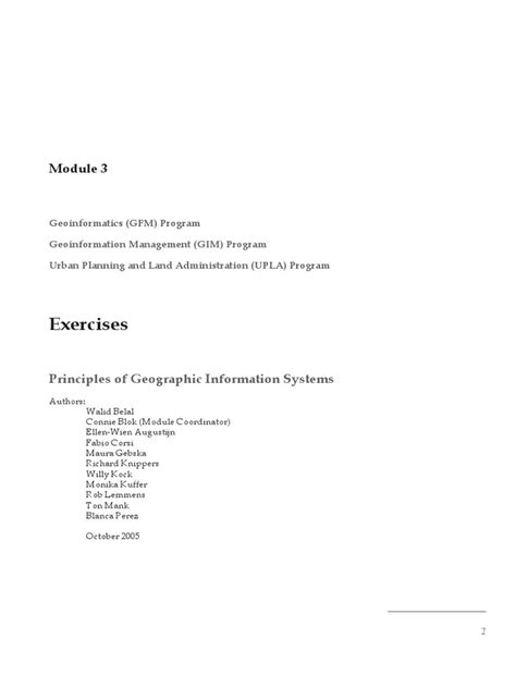 Arcgis Exercises Pdf Arc Gis Data