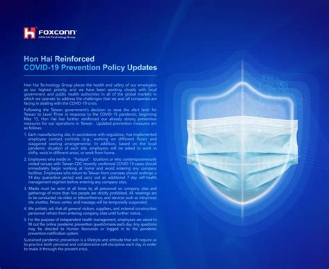 Foxconn Posted On Linkedin