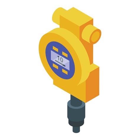 Pipe Gas Detector Icon Isometric Vector Meter Instrument 21407969