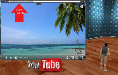 Second Life Marketplace Youtube Browser Hud V1