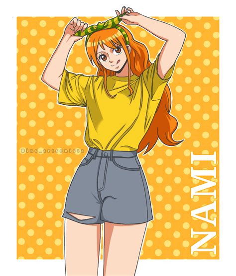 Binsoy Kun Nami One Piece One Piece Commentary 1girl Q