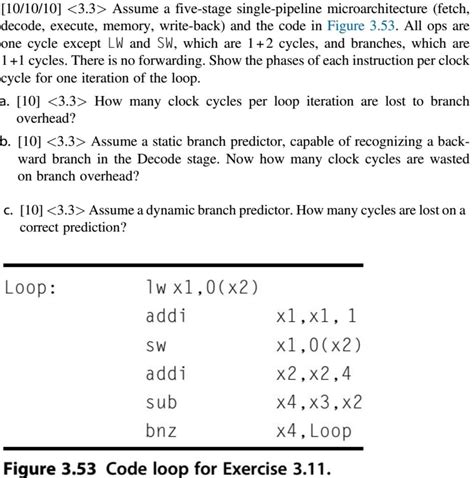 Solved [10 10 10] Assume A Five Stage Single Pipeline