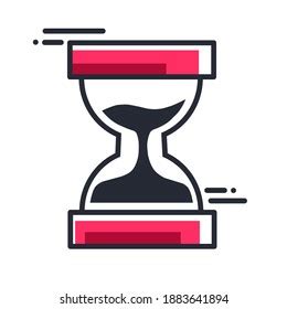 Sand Timer Vector Illustration Sand Timer Stock Vector Royalty Free 1883641894 Shutterstock