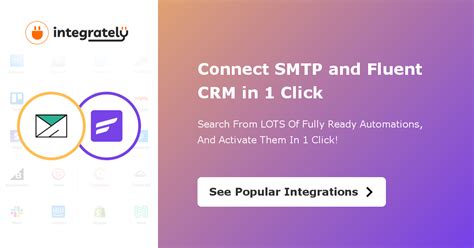 How To Integrate SMTP Fluent CRM 1 Click Integration