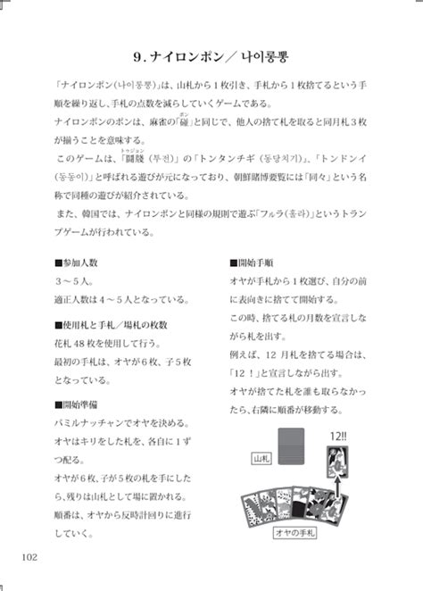 アジアの民間ゲーム⑤ 韓国の花札・花闘（その歴史と遊び方） 世界のゲーム販売