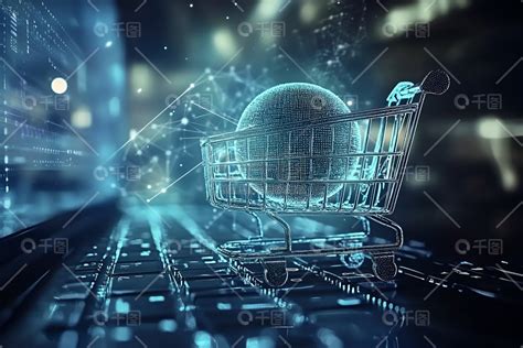 金融ai数字艺术 金融3d渲染科技感未来购物车地球仪键盘线条光点插画 ai图片免费下载 png格式 4032像素 编号71444028 千图网
