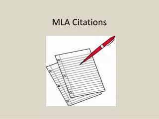 PPT MLA In Text Citations PowerPoint Presentation Free Download ID