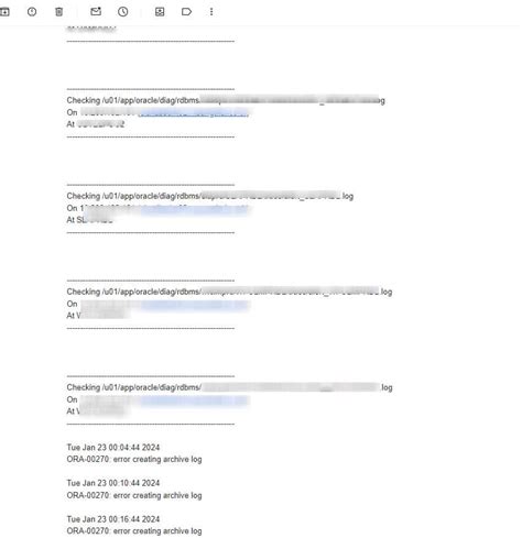 Monitoring Essential Tasks For Multiple Oracle On A Single Server Im