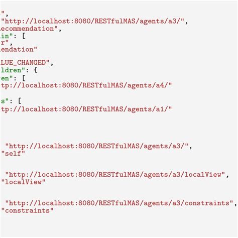 Json Representation Of An Agent Resource Download Scientific Diagram
