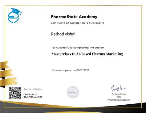 Drvishal Rathod On Linkedin Course Completion Certificate