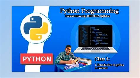Python Programming Class 1 Introduction Features Calicut