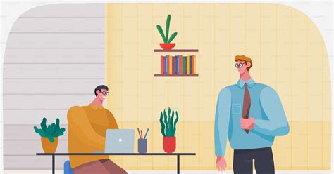 사무실 직장 디자인에서 일하는 비즈니스 캐릭터 공동 일하는 사람들 팀워크 회의 협업 및 토론 브레인 스토밍 사업가들의 사무실 생활 동료들이 토론합니다 파트너