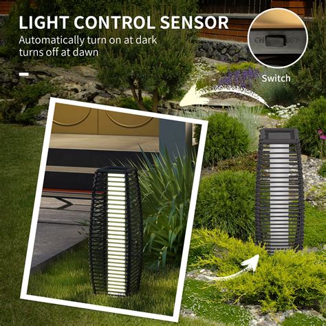 Auto Onoff Led Lights Solar Floor Lamp