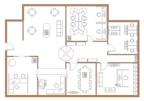 Free Editable Office Layout Examples EdrawMax Online