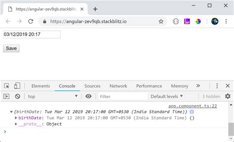 Typescript Date Going 3 Hour Back In Angular 7 Stack Overflow