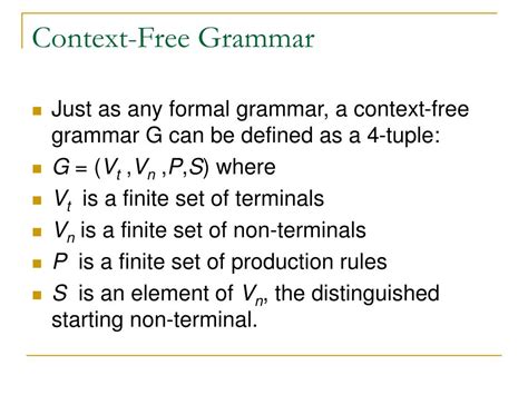 Ppt Normal Forms For Context Free Grammars Powerpoint Presentation Free Download Id 1275676