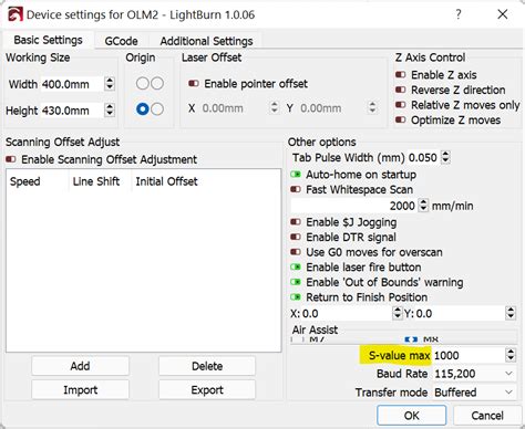 My Fire Button Does Not Fire Laser LightBurn Software Questions OFFICIAL LightBurn