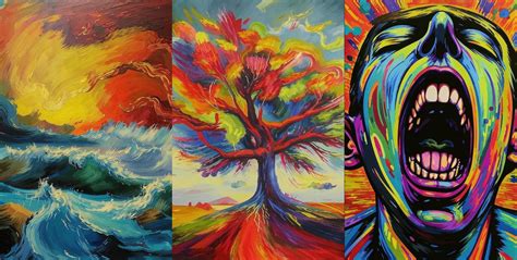 Создать изображение в стиле Экспрессионизм с помощью нейросети без промтов — Нейробот