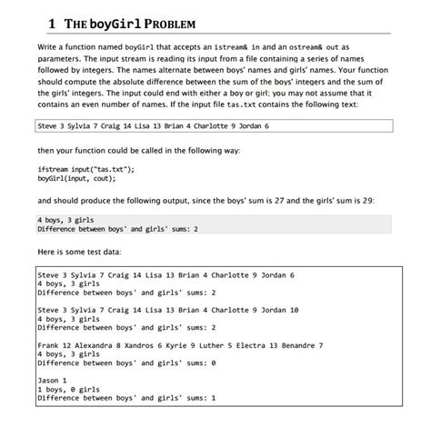 Solved Write A Function Named Boygirl That Accepts An