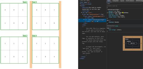 Html How To Align Text In Tag Related With Tables Stack Overflow