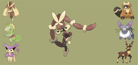 Mega Evolution Team Mega Lopunny Final Remake By Frylock921 On