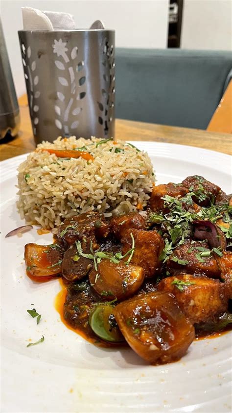 Schezwan Paneer Rice Recipe