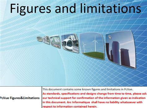 Pcvue Figures And Limitations Pcvue Pcvue