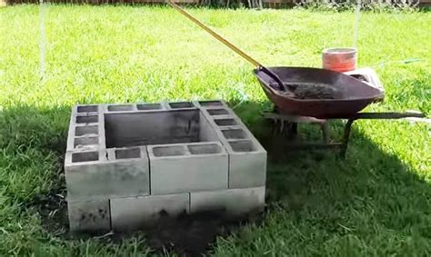 Cinder Block Fire Pit DIY Design Ideas