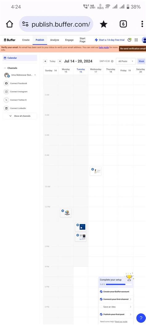 Uma Maheswar Reddy On Linkedin Buffer Socialmediascheduling Scheduling Twitter Linkedin