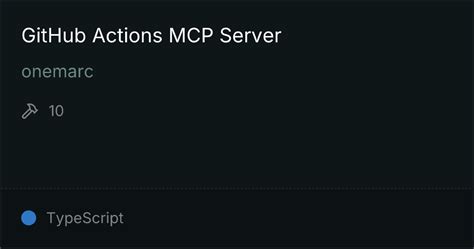 Github Actions Mcp Server Glama