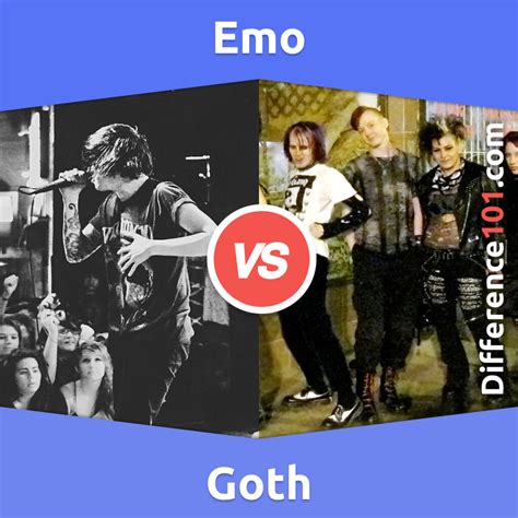 Emo Vs Goth Key Differences Pros And Cons Similarities Difference 101