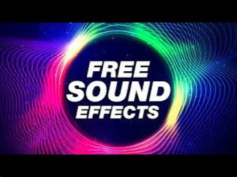 YOUTUBE SOUND EFFECTS FOR EDITORS YouTube