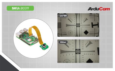 Arducam For Raspberry Pi Camera Module 3 Wide 120° D Imx708 Autofocus Pi Camera V3